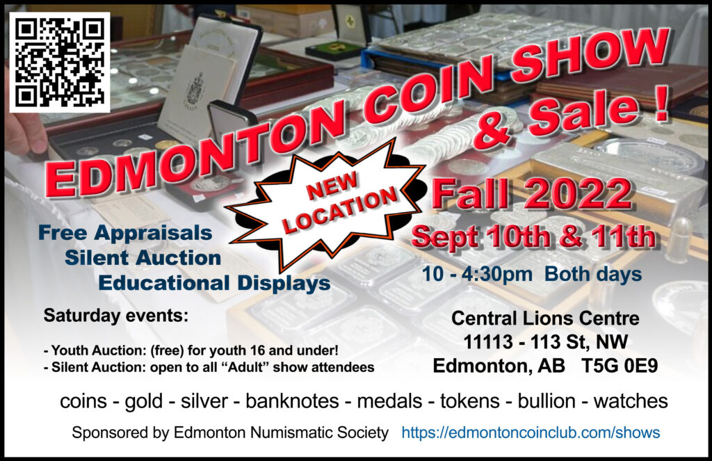 Coin Shows - Edmonton Numismatic Society