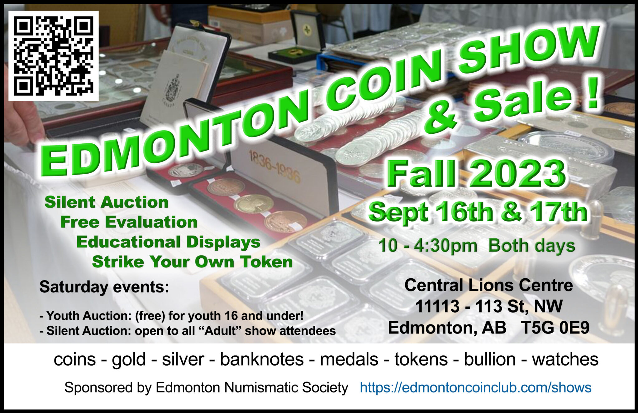 Coin Shows - Edmonton Numismatic Society