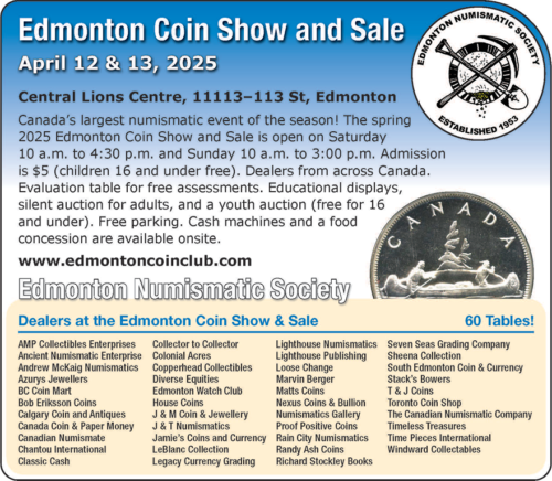 Coin Shows - Edmonton Numismatic Society